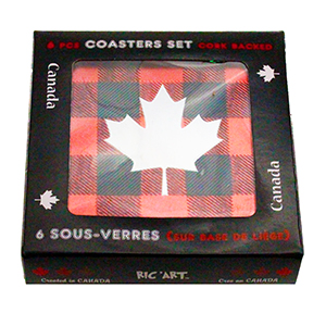 Lumberjack Coaster Set – Canadian Museum of History Boutique