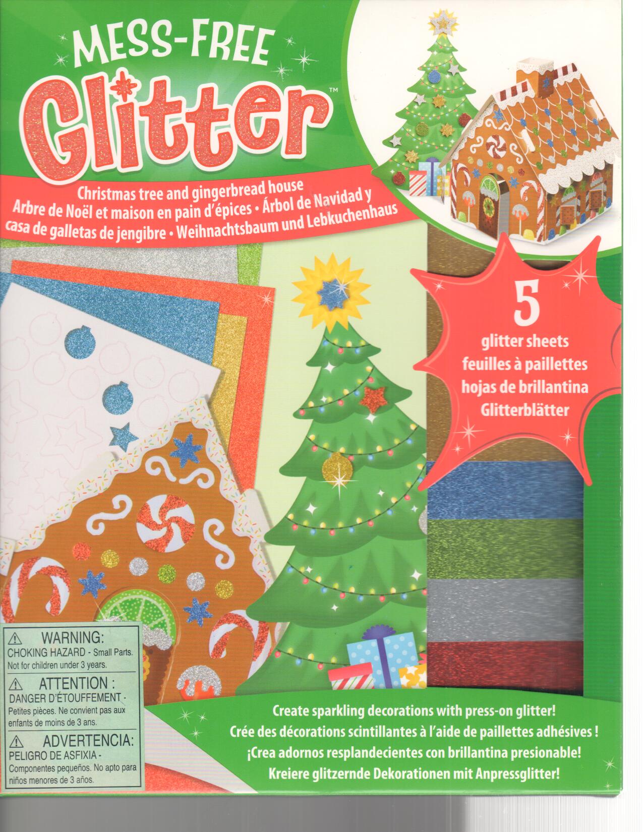 MESS FREE CLITTER-CHRISTMAS TREE&GINGERBREAD HOUSE – Canadian Museum of ...