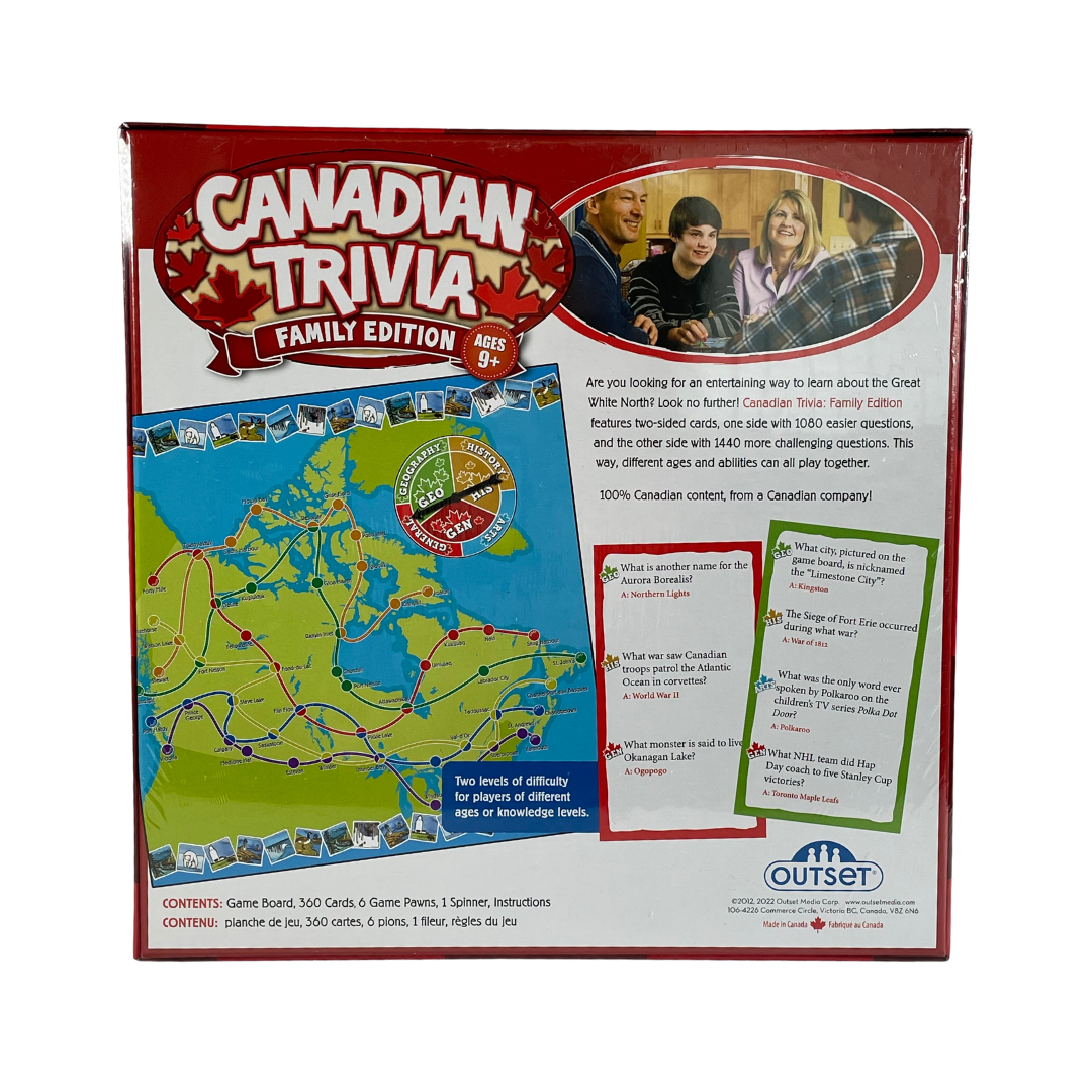 Canadian Trivia Family Edition – Canadian Museum of History Boutique