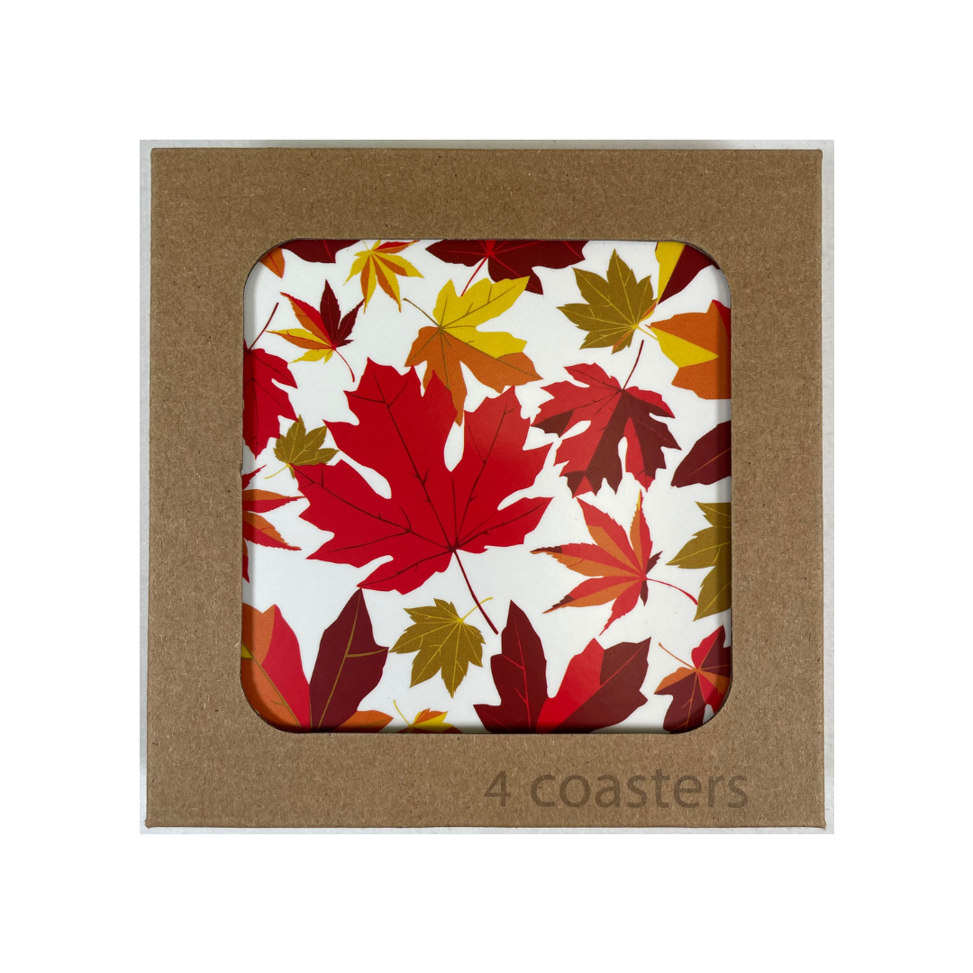 580999_COASTER-AUTUMN MAPLE LEAF_2 – Canadian Museum of History Boutique
