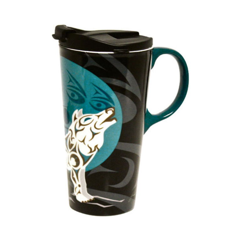 Howling Wolf Ceramic Travel Mug – Canadian Museum of History Boutique