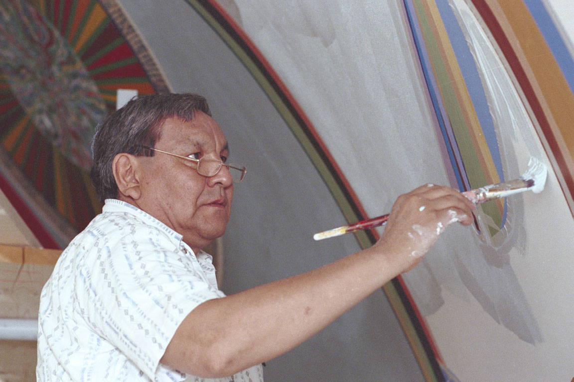 Alex Janvier painting | Morning Star