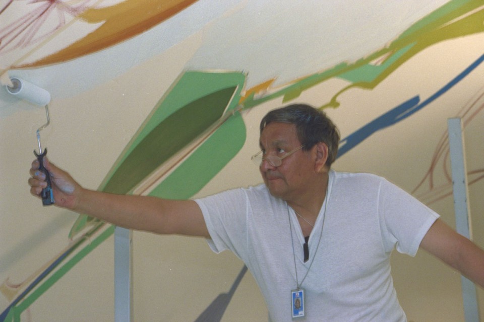 Alex Janvier painting | Morning Star